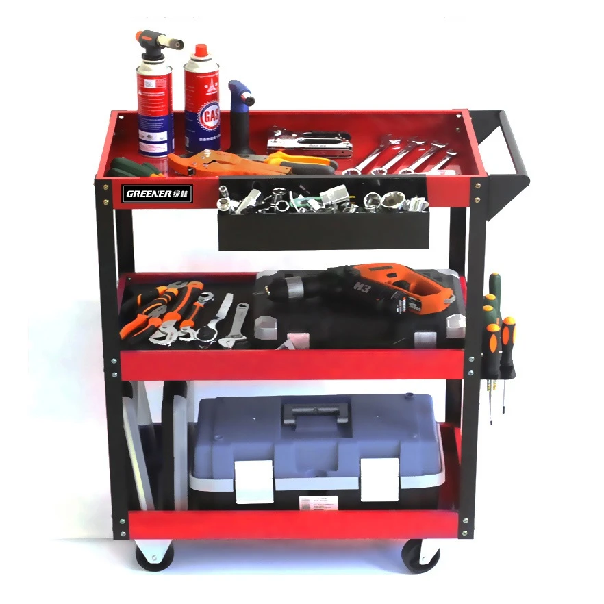 Mechanical Workshop Toolscart Tool Trolley With Wheels Toolbox Cabinet ...