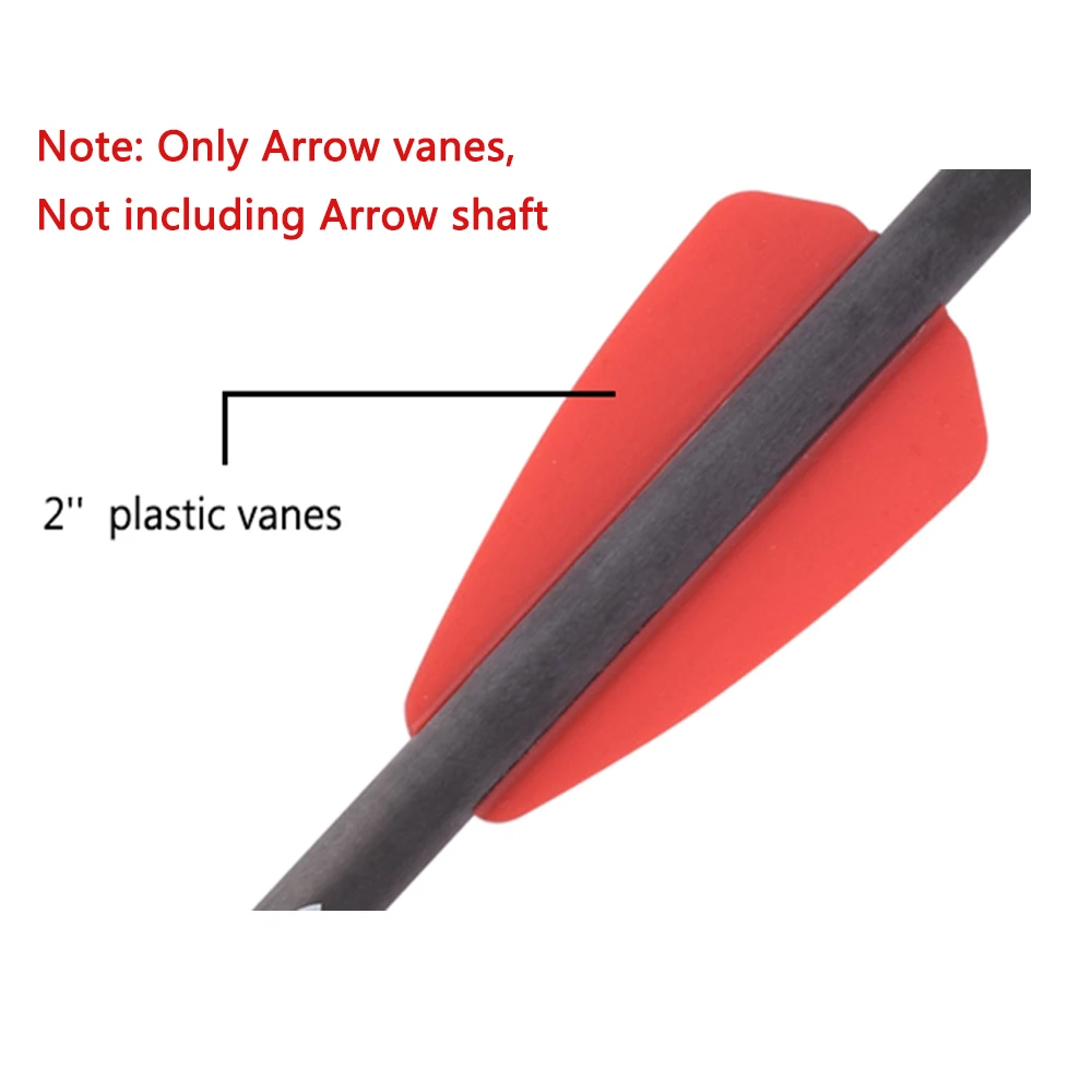 60-100pcs-Crossbow-Arrow-vanes-2-inch-TPU-vanes-hunting-shooting ...