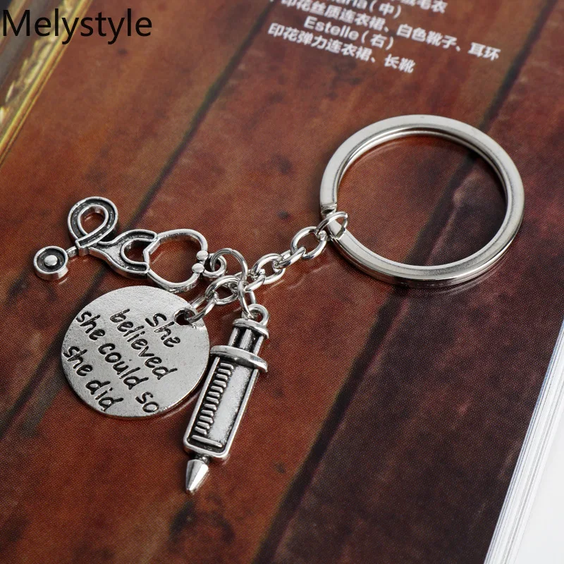 2019-Nurse-Medical-Box-Medical-Keychain-Ambulance-Needle-Syringe ...