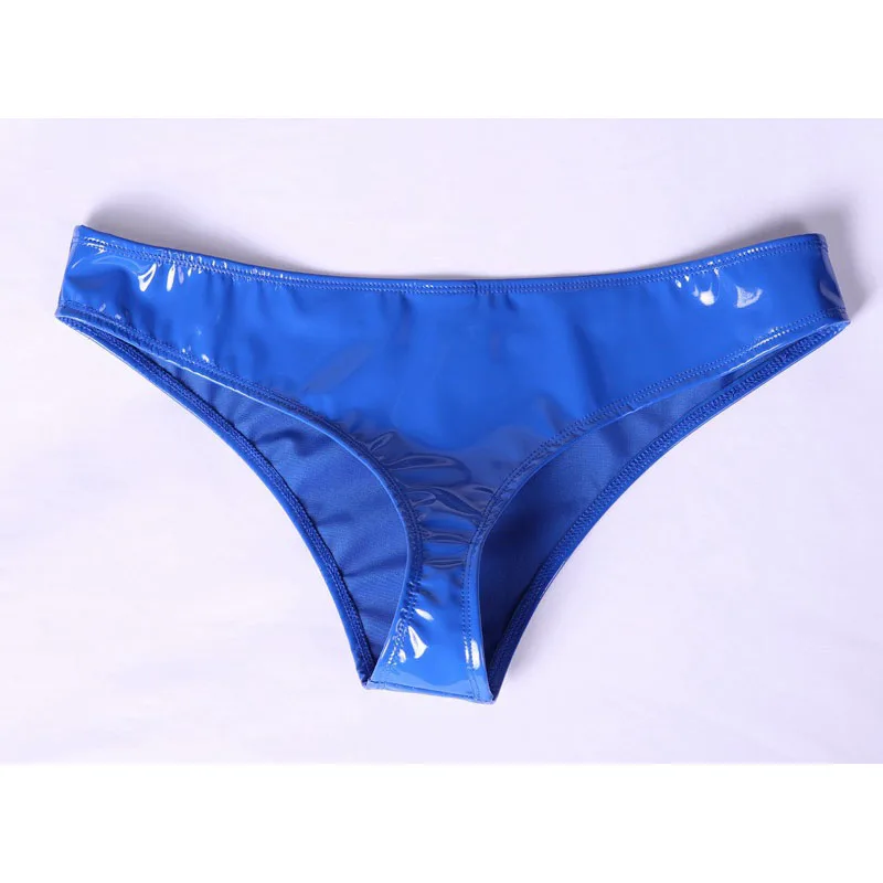 S-XXL-Plus-Size-Wetlook-Women-Thongs-G-String-Sexy-Panties-PVC-Shiny ...