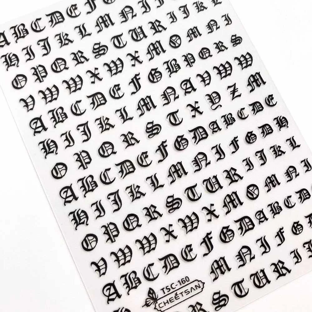 Old English Letter Designs
