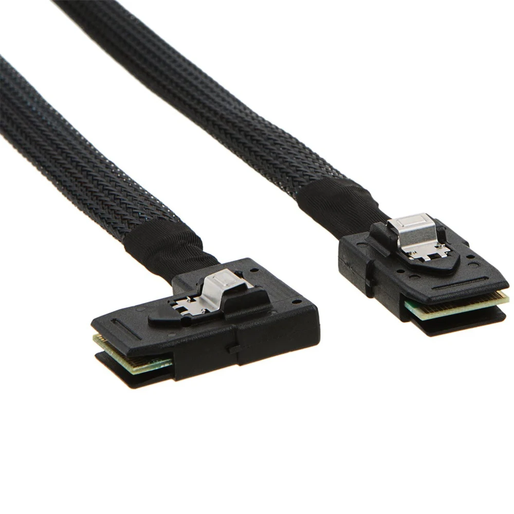 Internal Mini SAS SFF 8087 to Right Left Angle SAS SFF 8087 Mini SAS to 