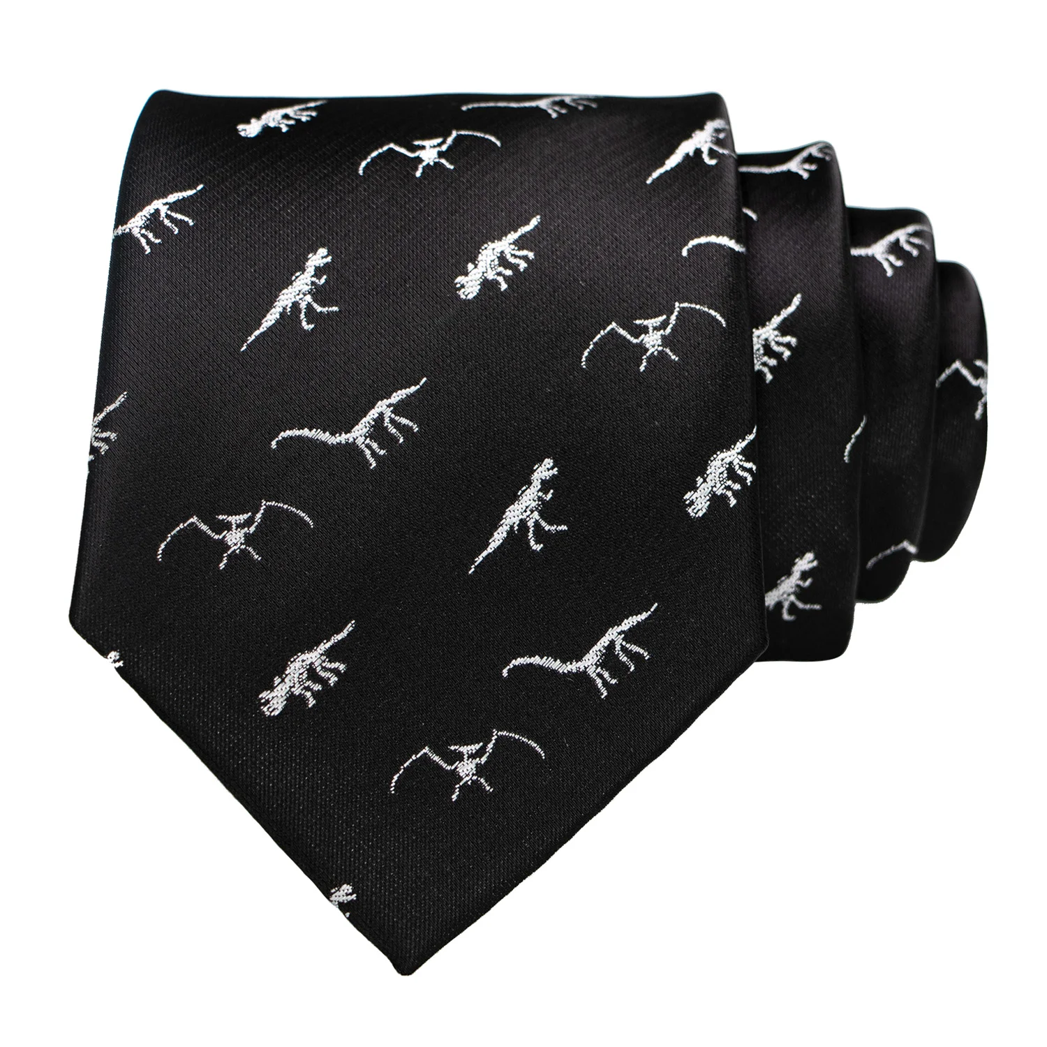 Corbata-de-animales-para-hombre-tejido-de-seda-dinosaurio-Caracol-zorro ...