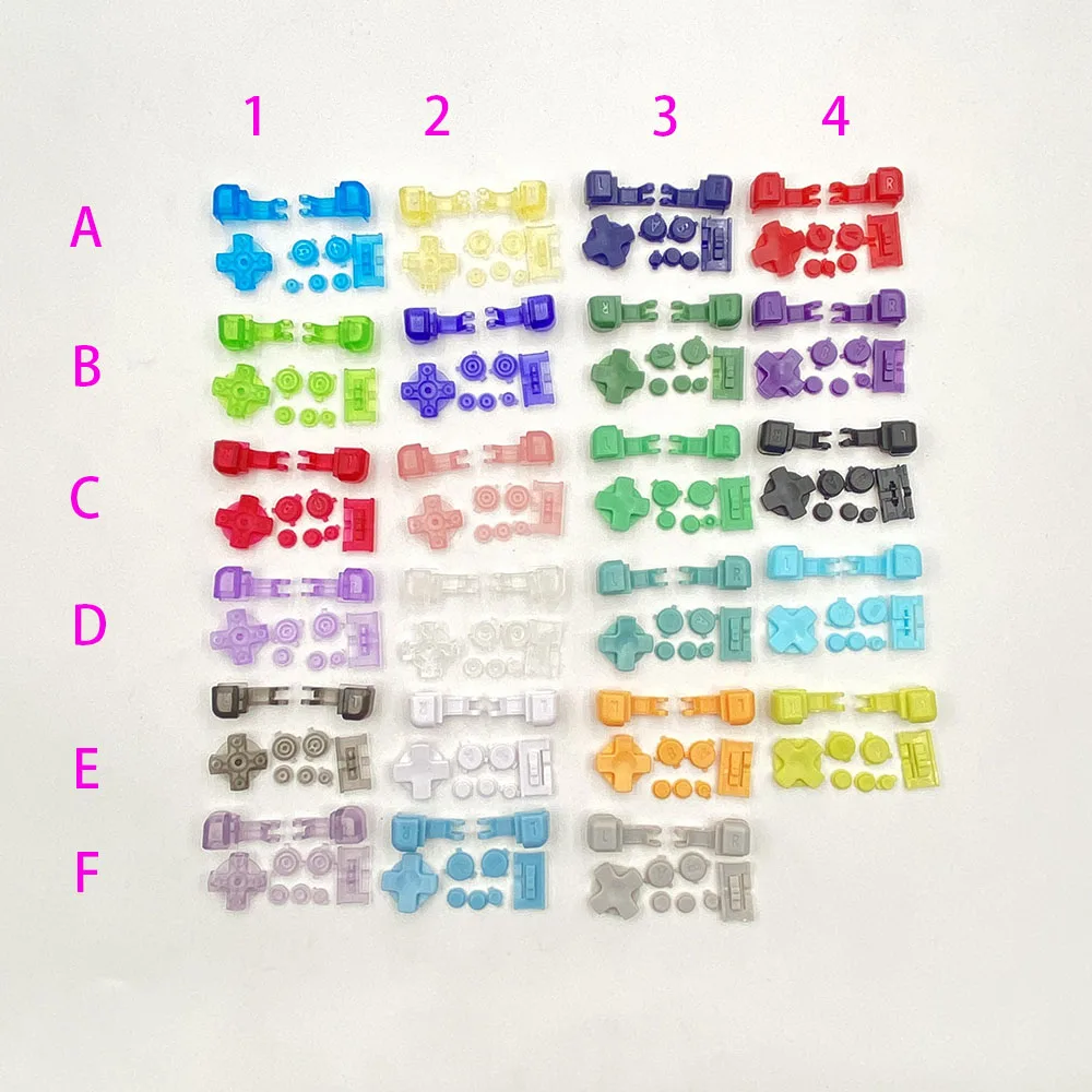 Multicolor-For-Nintendo-GameBoy-Advance-SP-GBA-SP-Buttons-SET-Full-R-L ...