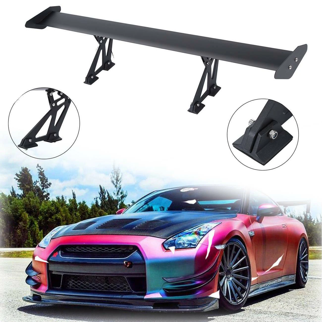 Samger-43-53-Car-Spoiler-Universal-GT-Aluminum-Rear-Trunk-Wing-Racing ...