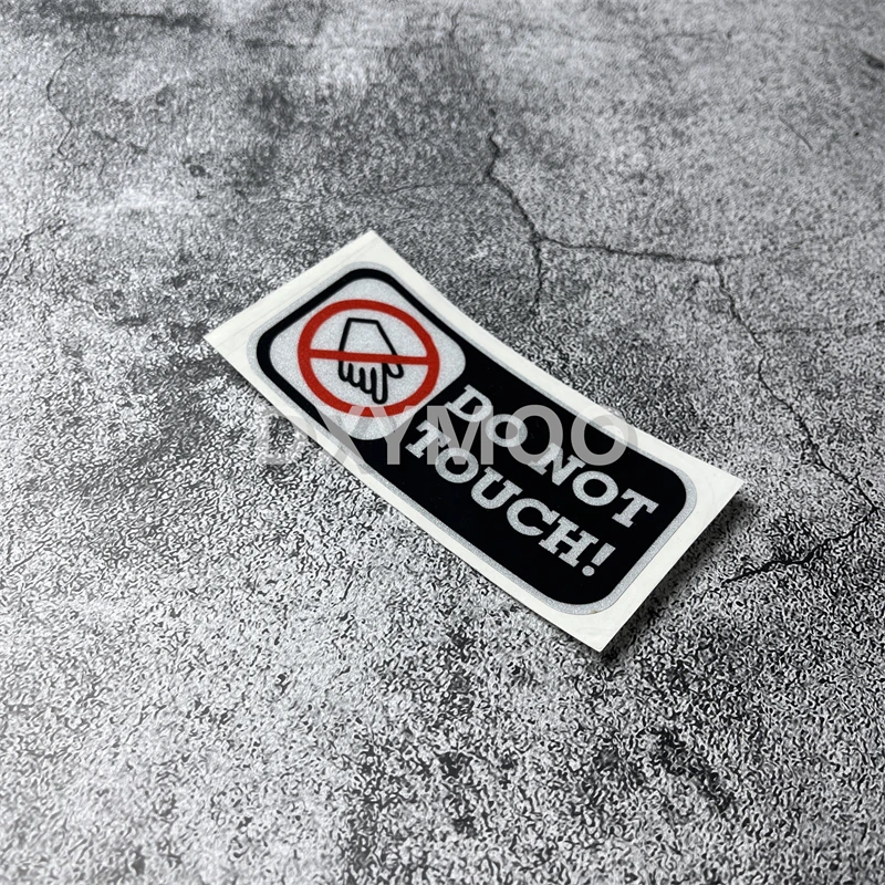 DXYMOO-Car-Styling-Sticker-Warning-Do-Not-Touch-Caution-Auto-Triangle ...