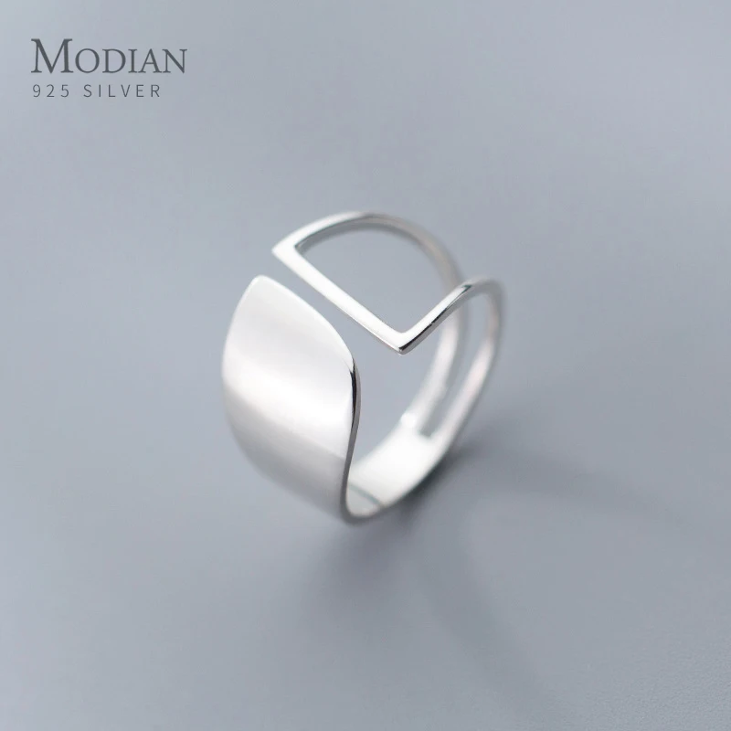 Modian-Fashion-Design-Geometric-Exquisite-Silver-Finger-Ring-For-Women ...