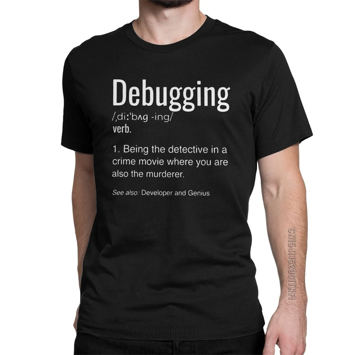 Men-T-Shirt-Engineering-Engineer-100-Cotton-Tee-Shirt-Classic-Debugging ...
