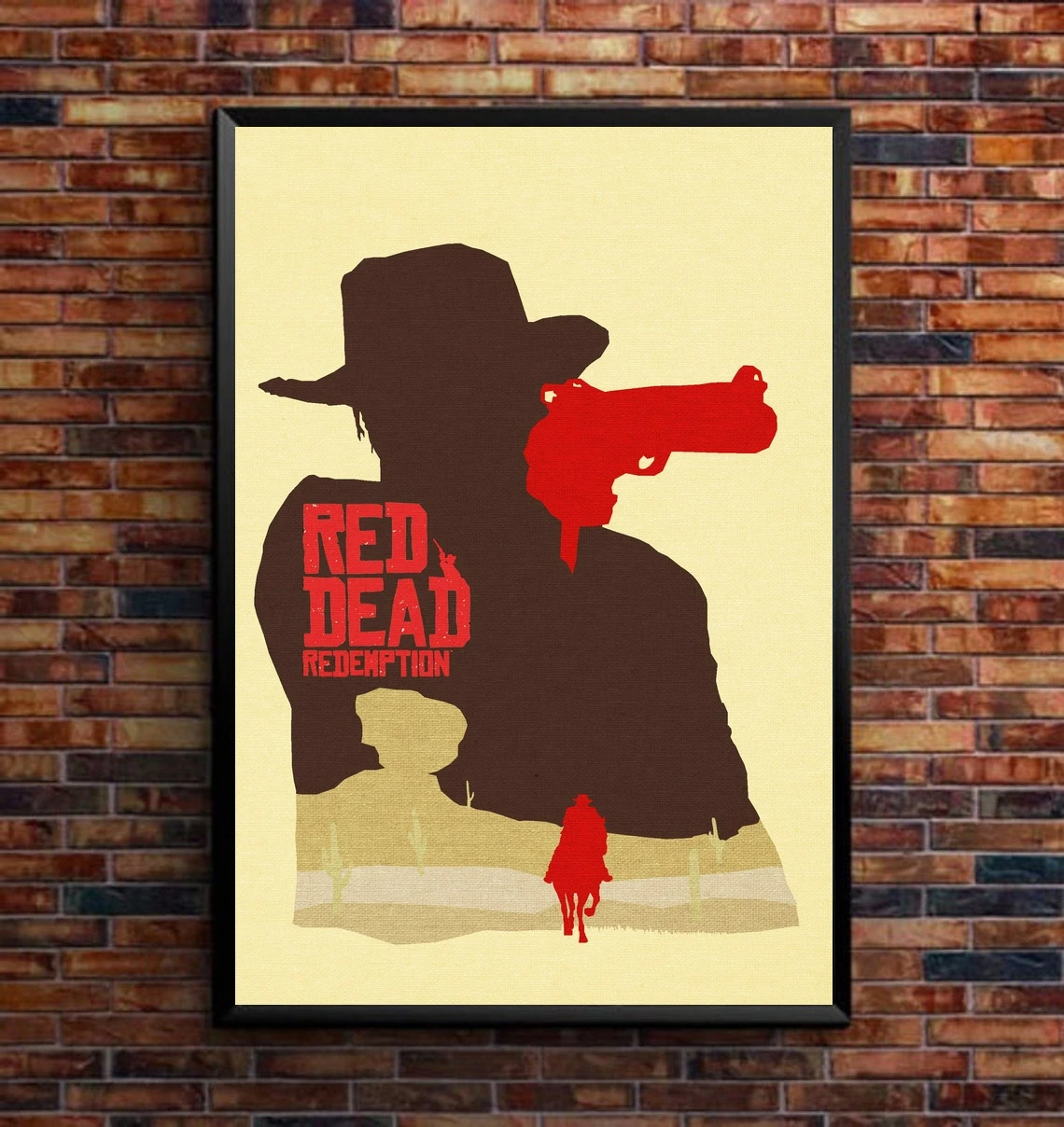 Red Dead Redemption Poster Print Game Art, Poster, Home Decor, Gaming ...