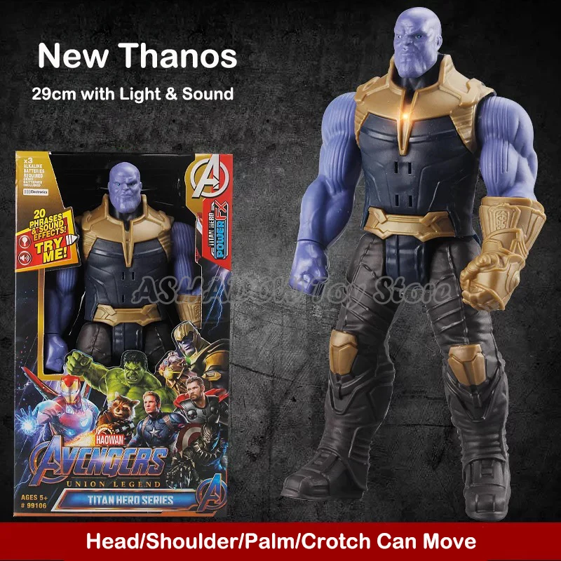 30cm Avengers Marvel Action Figure Captain America Iron Man SpiderMan ...