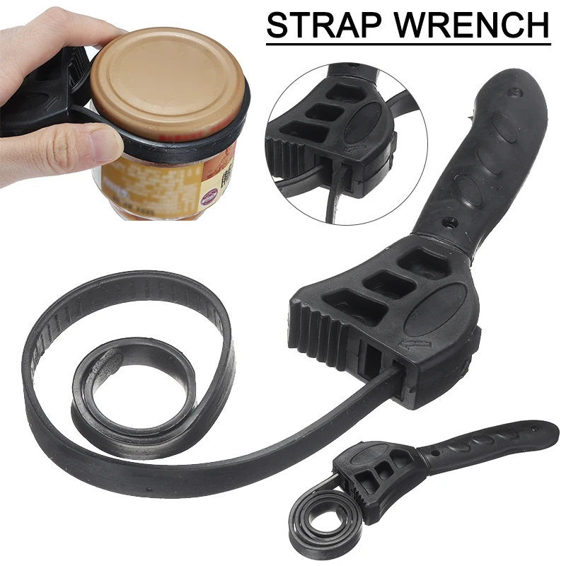 Universal-500mm-Rubber-Strap-Wrench-Adjustable-Wrench-Spanner-Opener ...