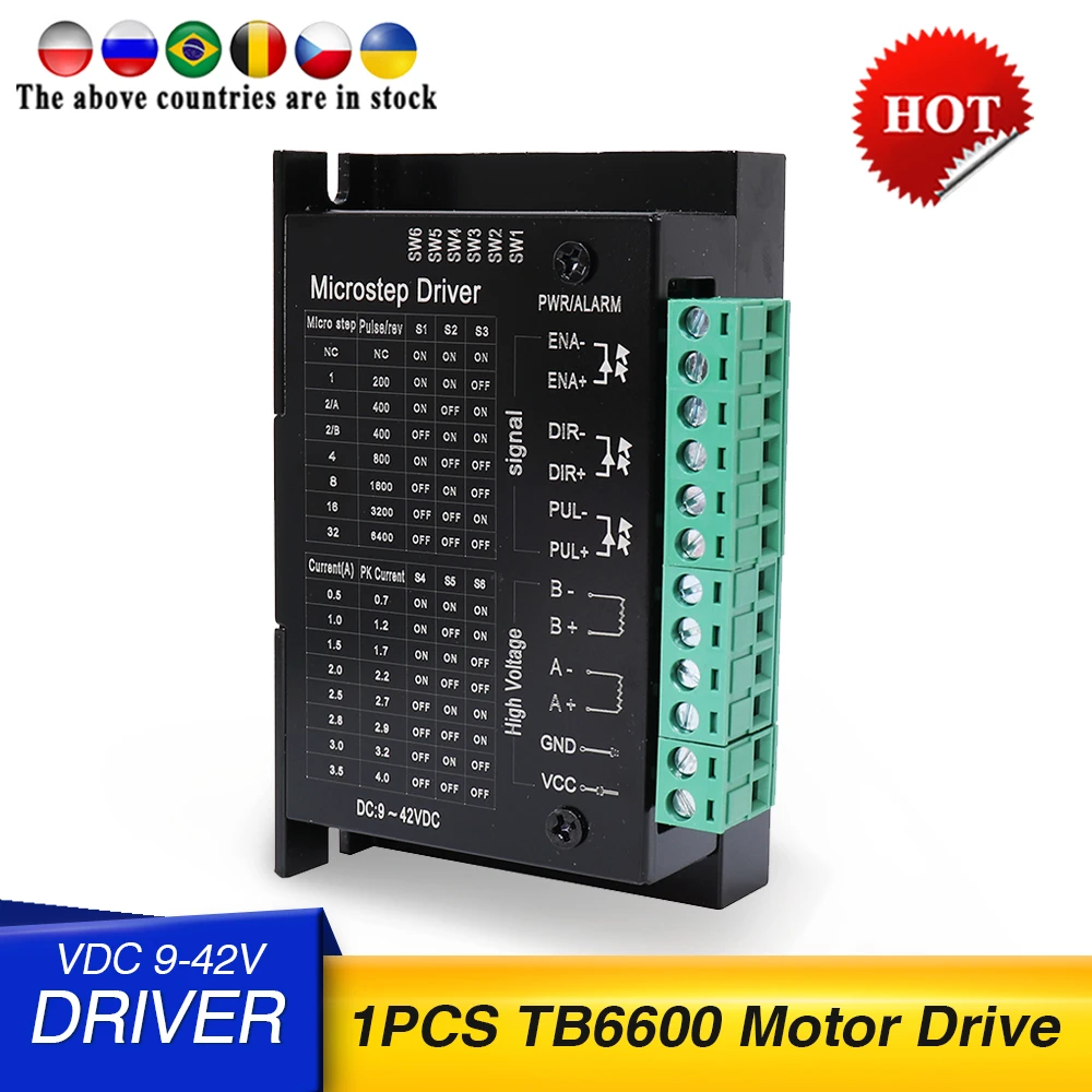 Free shipping TB6600 upgrade s109aftg stepper motor driver 2phase 9 ...