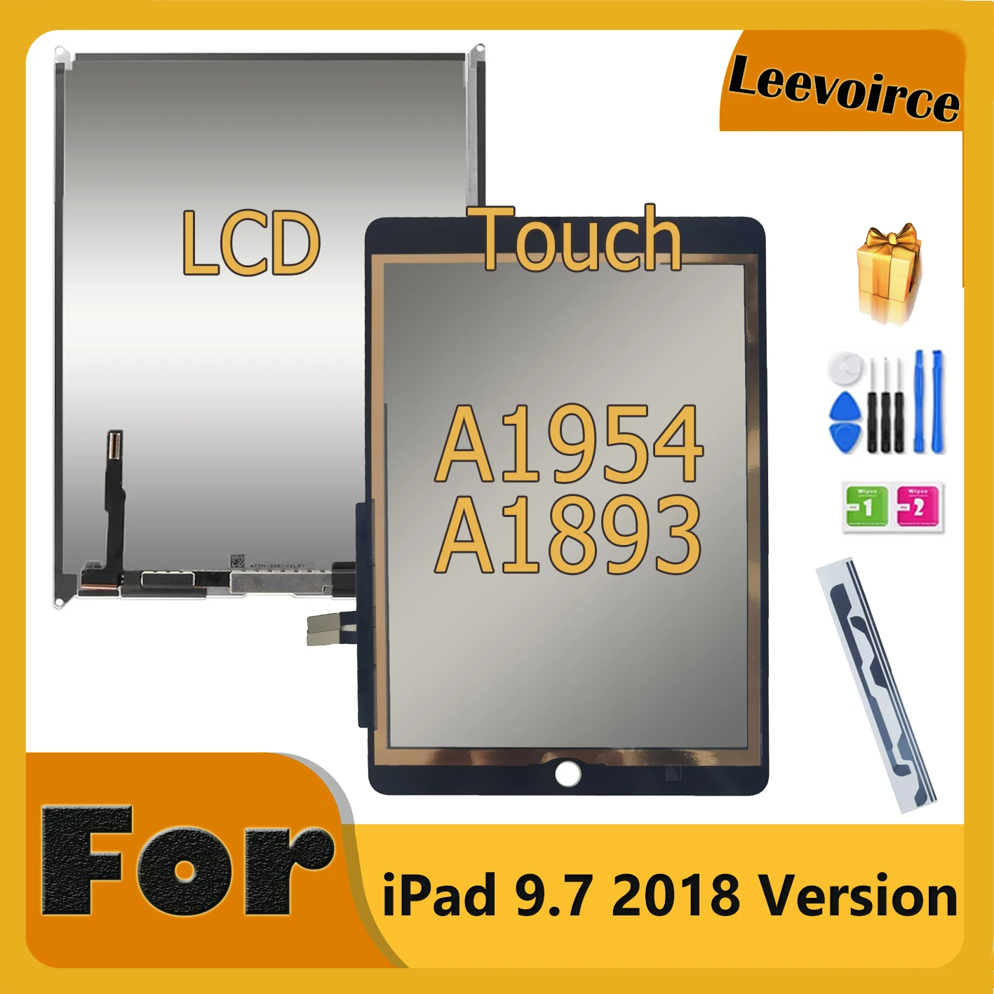 Lcd Touch For Ipad 6 6th Gen 2018 A1893 A1954 Touch Screen Digitizer ...