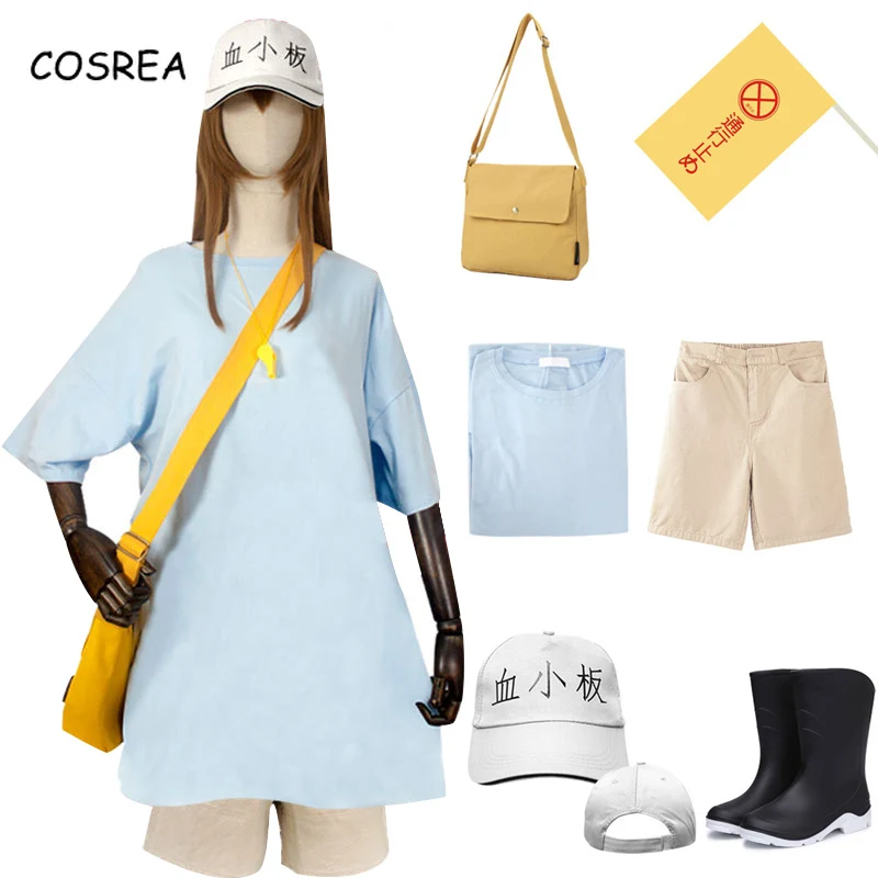 Anime Cells At Work Platelet Cosplay Costume Full Set For Women ...