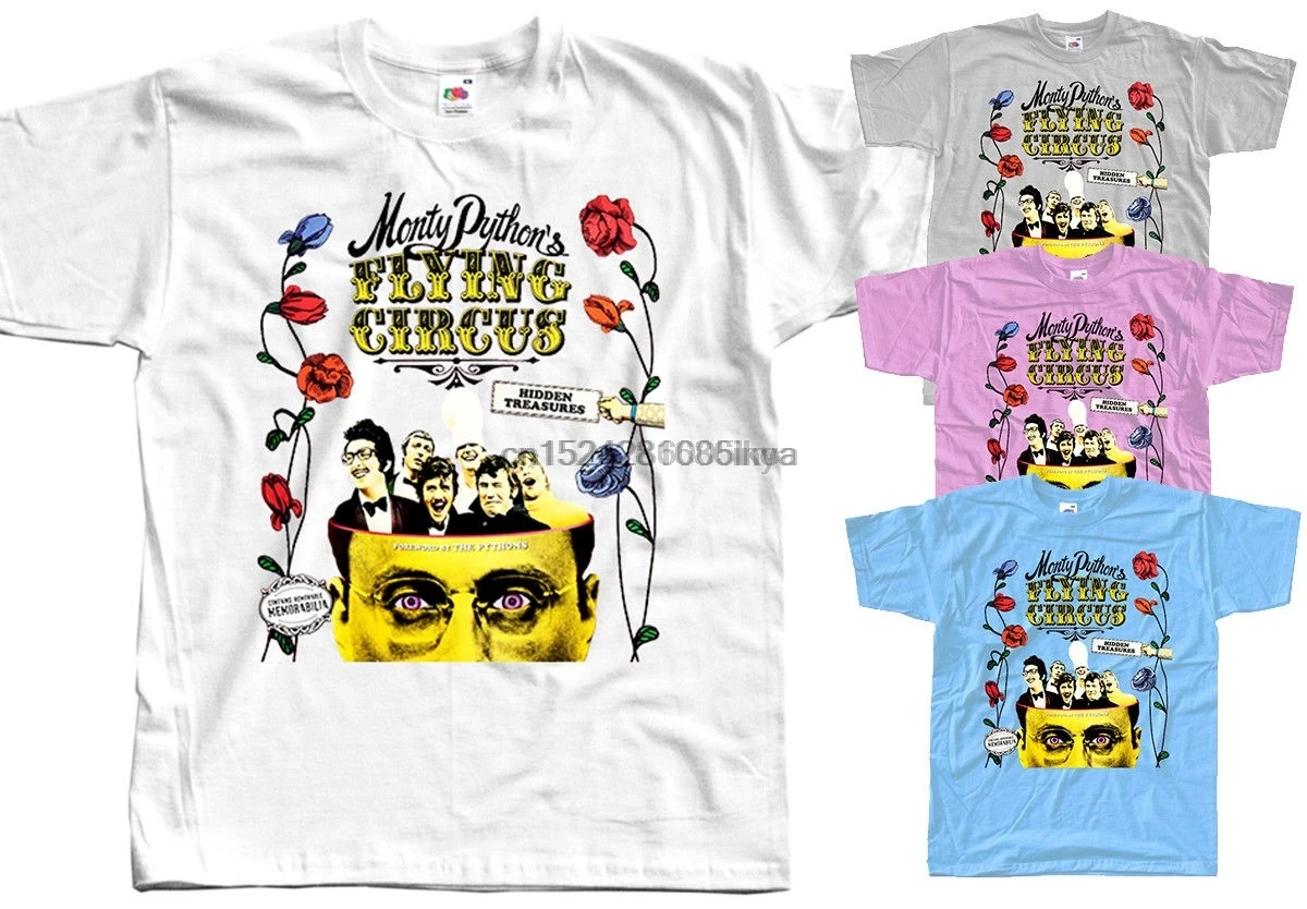 Monty Python Flying Circus V2 TV series DTG T SHIRT WHITE all sizes S ...