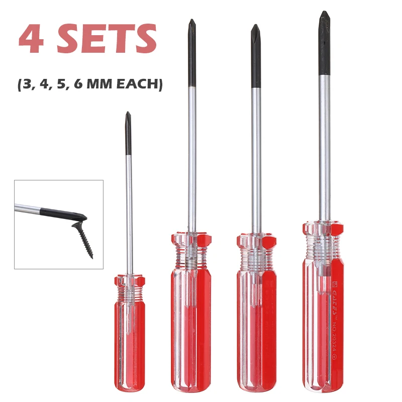 4pcs 3/4/5/6mm Y-shaped Tri Wing Screwdriver Magnetic Nonslip Grip ...