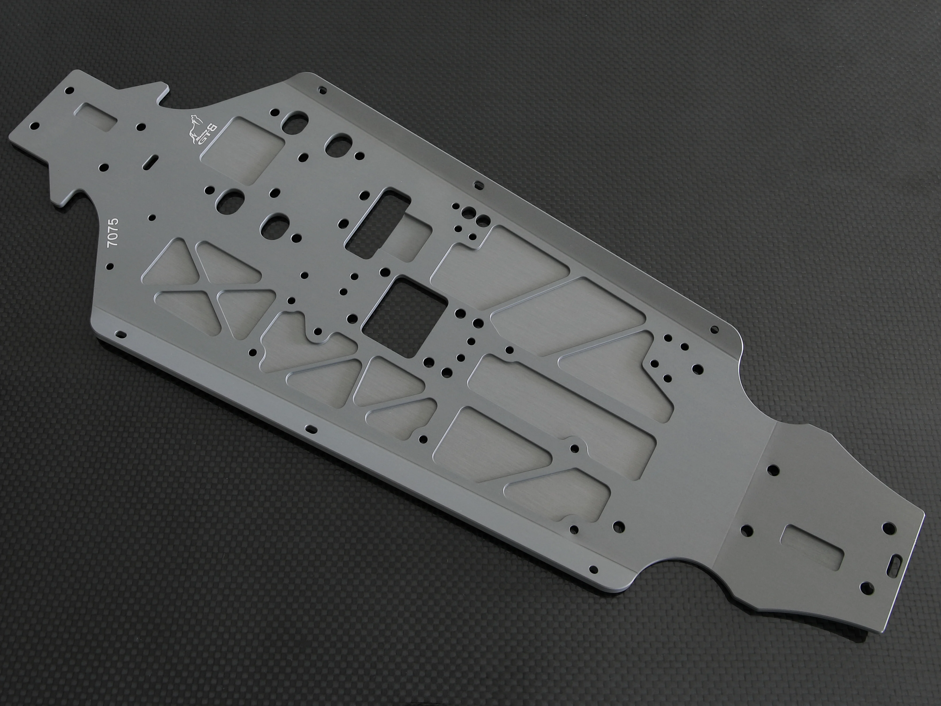 Cnc Aluminum Alloy 7075 Lightened Bottom Chassis For Kyosho Mp7.5 ...