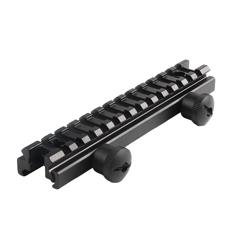 Tactical Middle Profile AR Riser Base QD Scope Mount 20MM Rail with 13 ...