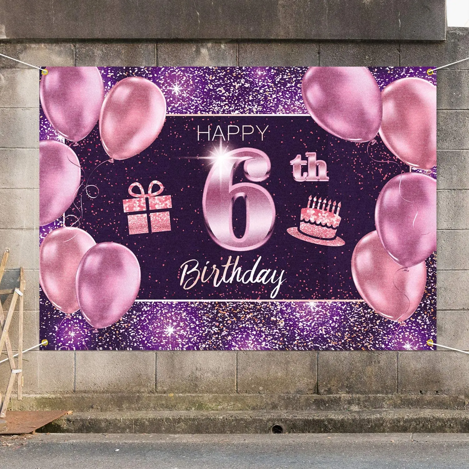 6th Birthday Banner