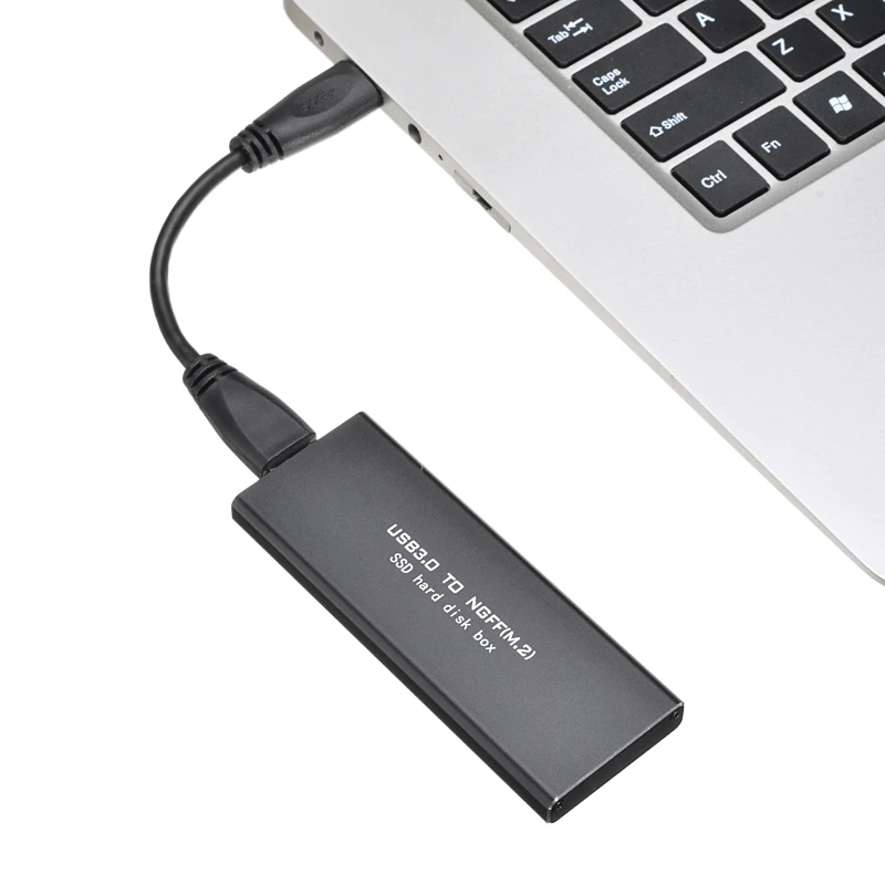 1 conjunto m.2 ngff ssd sata para usb 3.0 gabinete de armazenamento ...