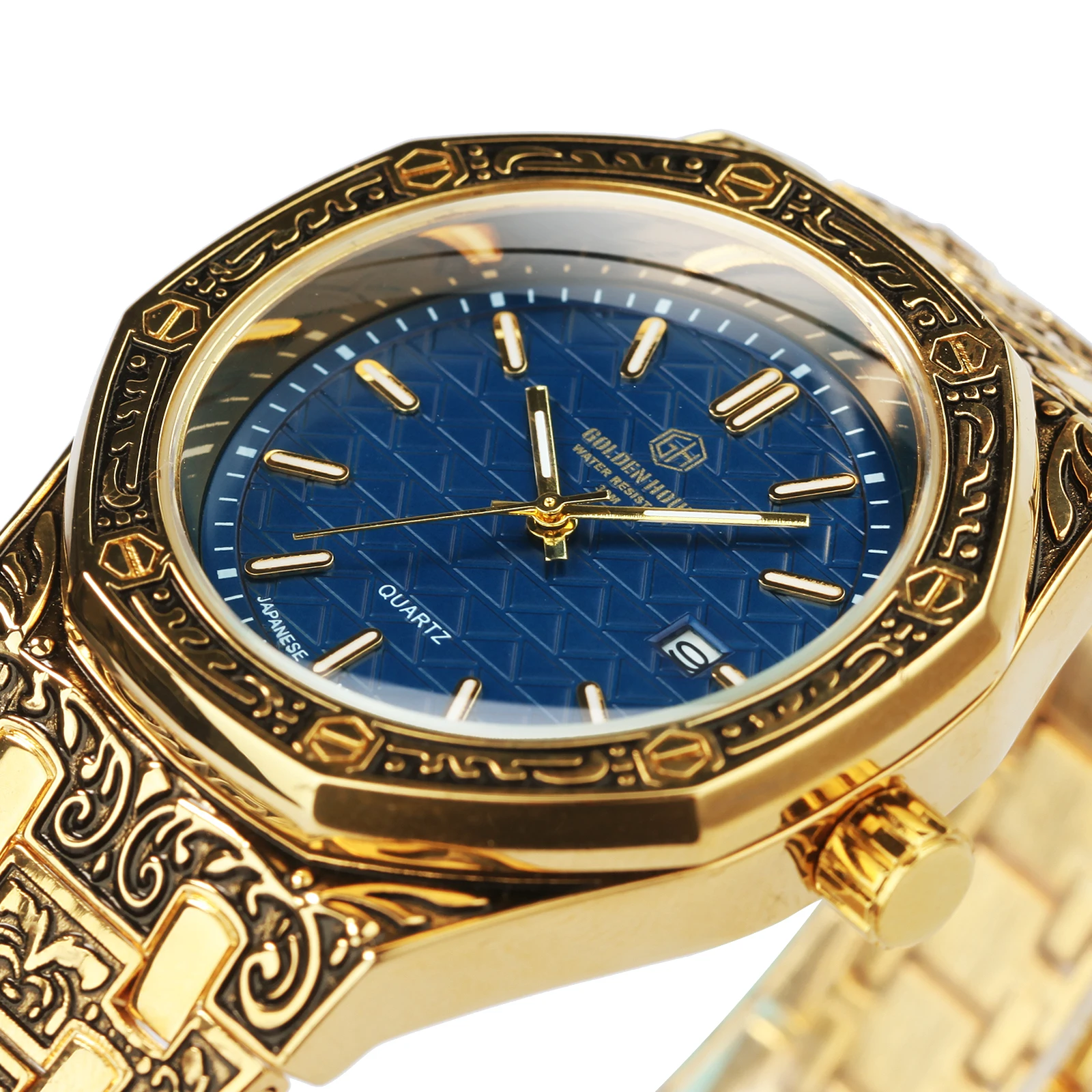 Mens Classic Gold Watch | canoeracing.org.uk