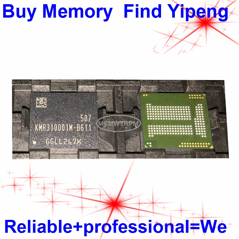 Kmr310001m-b611 221fbga Emcp 16+16 16gb Rpmb Clean Empty Data Memory ...