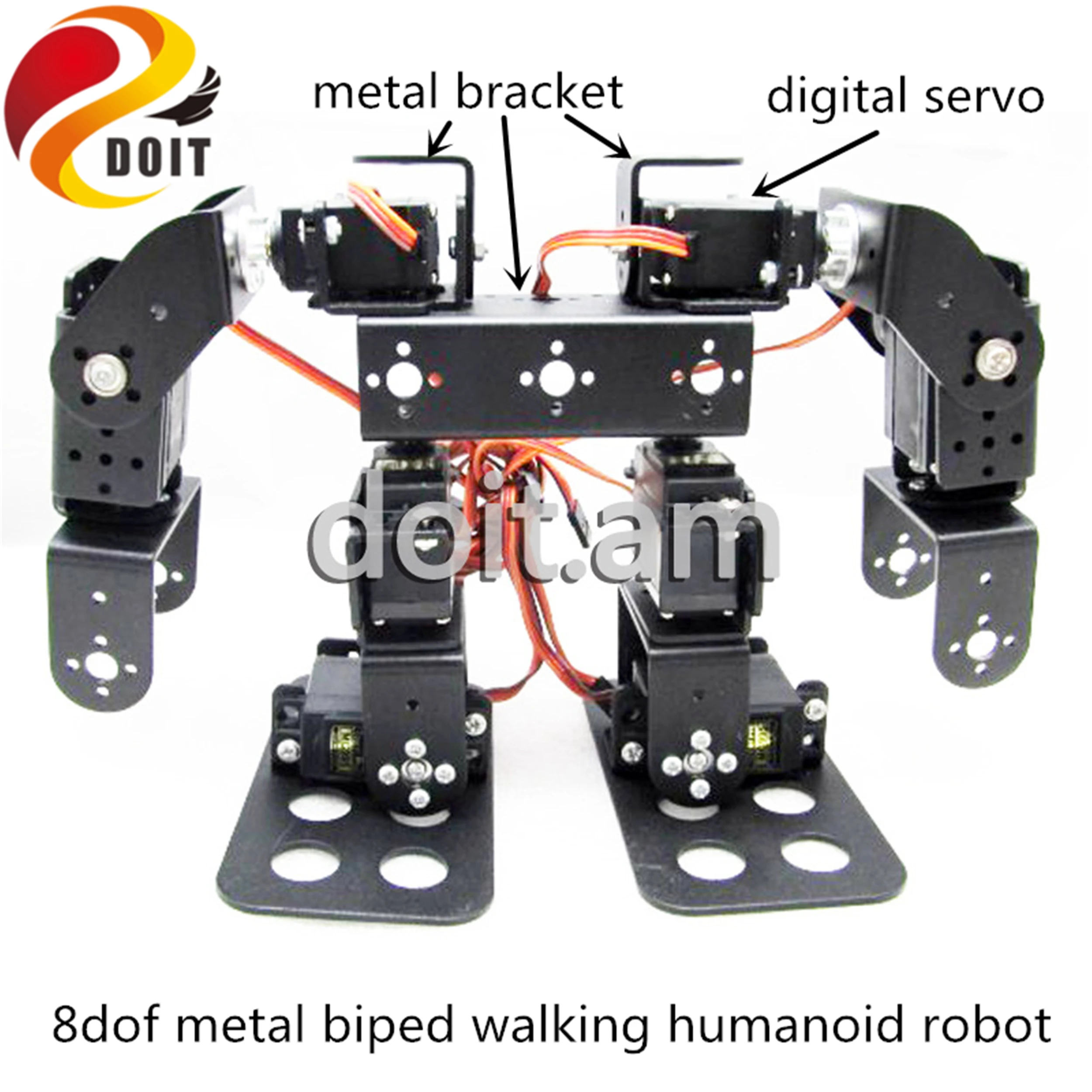 Unassembled-8dof-Humanoid-Robot-Biped-Walking-Robotic-High-Torque-Metal ...