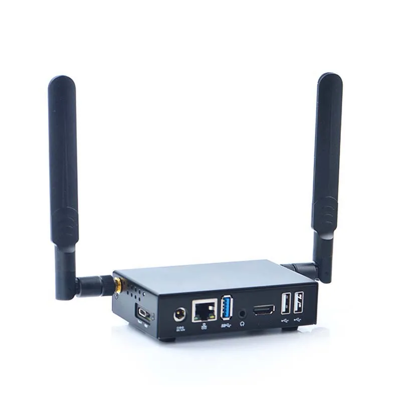 NanoPC T4 all metal enclosure with dual antenna holes reserved for ...