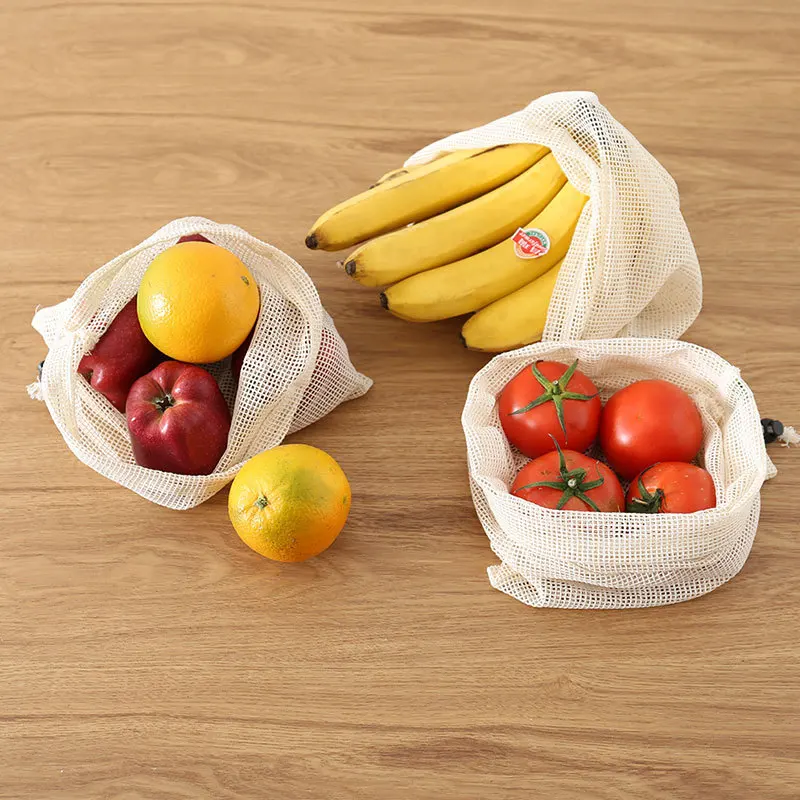 A2830-Cotton-Net-Pocket-Supermarket-Fruit-Vegetable-Shopping-Drawstring ...