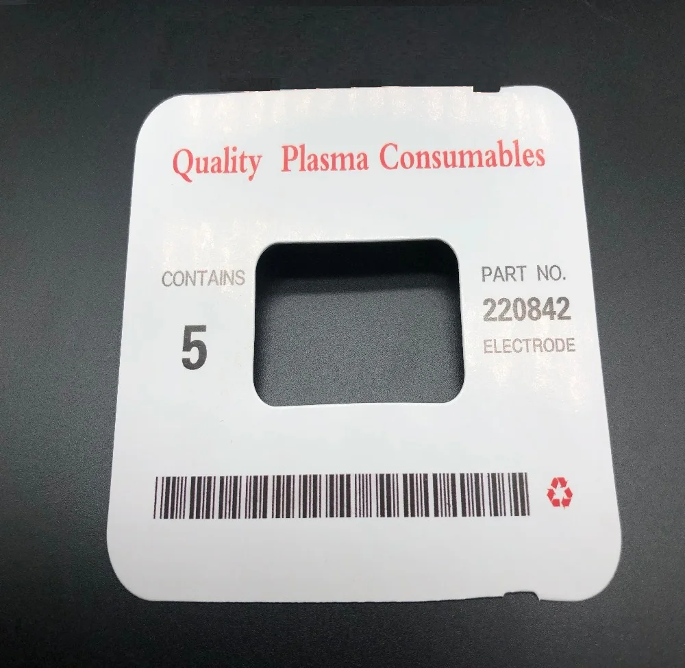 Electrodo 220842 + 220816 + 220819 + 220817 consumibles de PLASMA, 25 ...