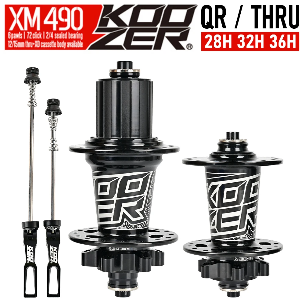 Koozer-Bicycle-Hub-XM490-Hubs-Sealed-4-Bearing-MTB-Mountain-Bike-Hub ...