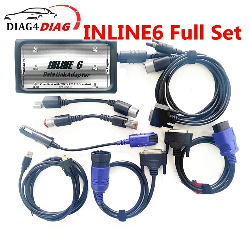 INLINE-6-Data-Link-Adapter-OBD2-Scanner-Insite-V8-7-INLINE6-For-Cummins ...