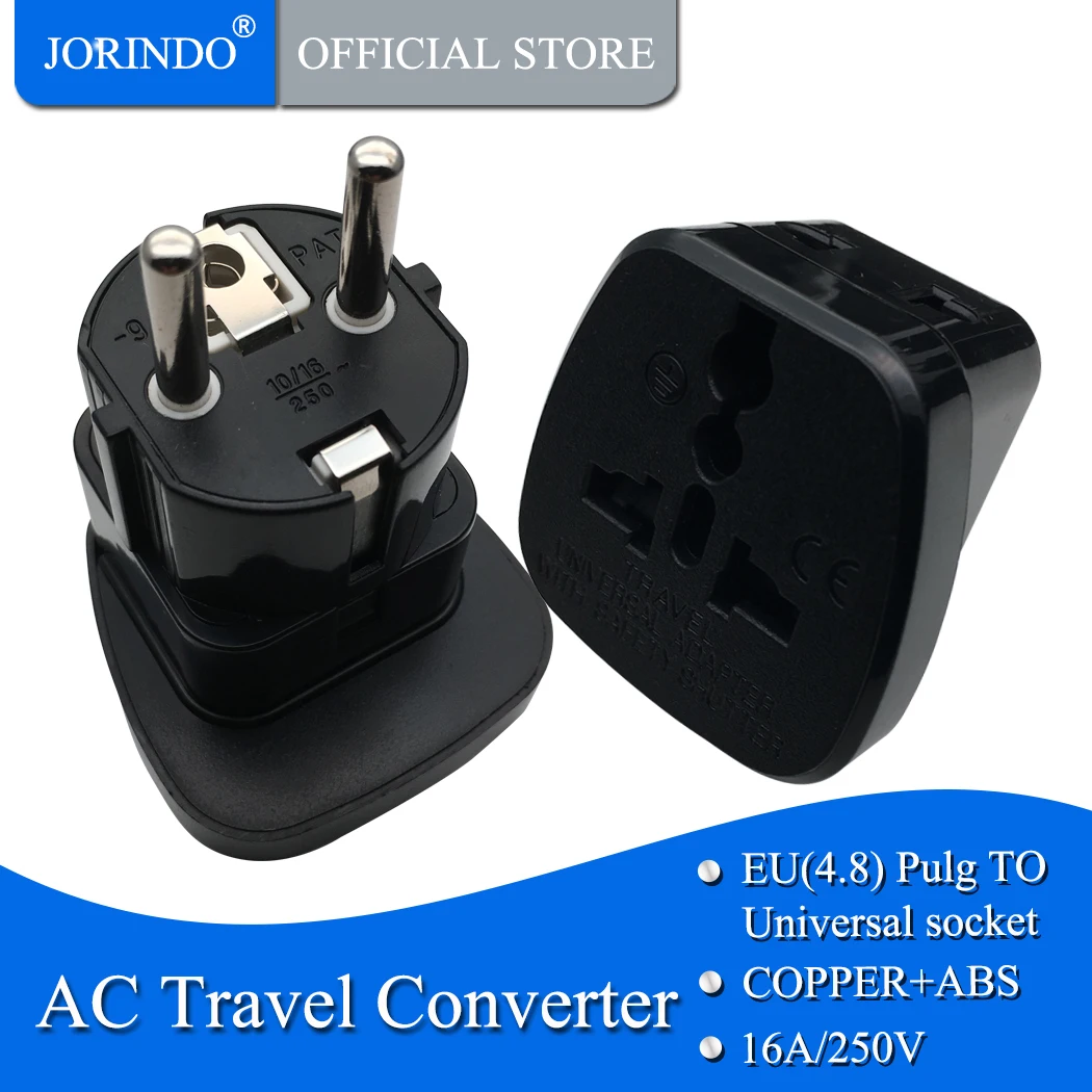 JORINDO-1to2-EU-Trip-Adapter-Adaptor-Plug-for-France-Germany-Russia ...