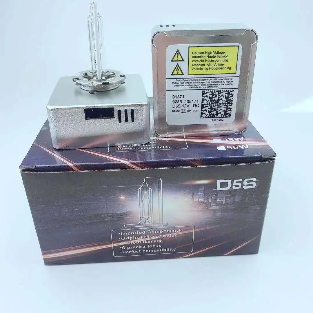 프로 모션 HID D5S 전구 정품 D5S 5500K 35W 12V HID 전구 헤드 라이트 3F19 램프 교체 GLOWTEC|Car Headlight Bulbs(LED ...