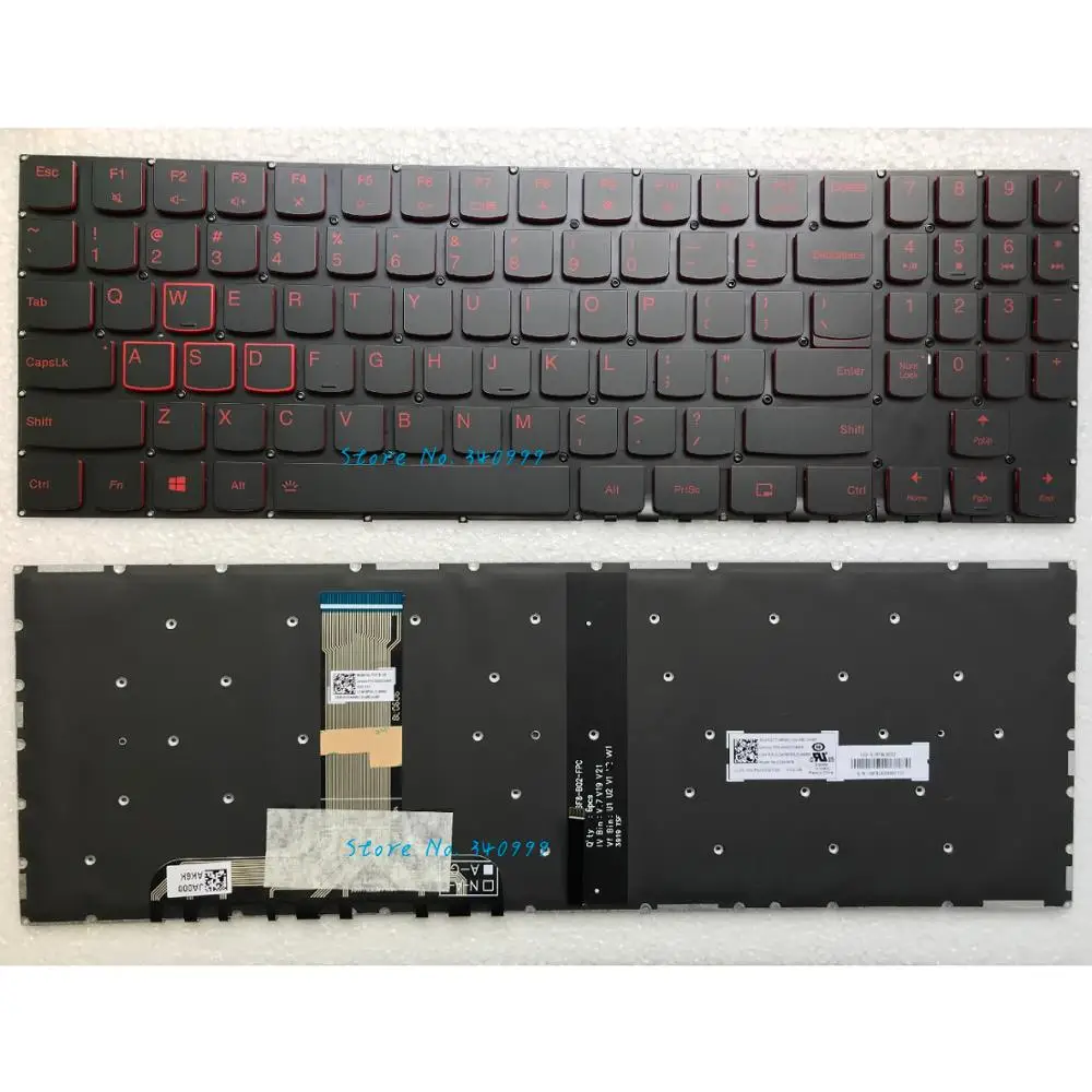 Original New For Lenovo Legion Y7000 Series Laptop Keyboard Us Black ...