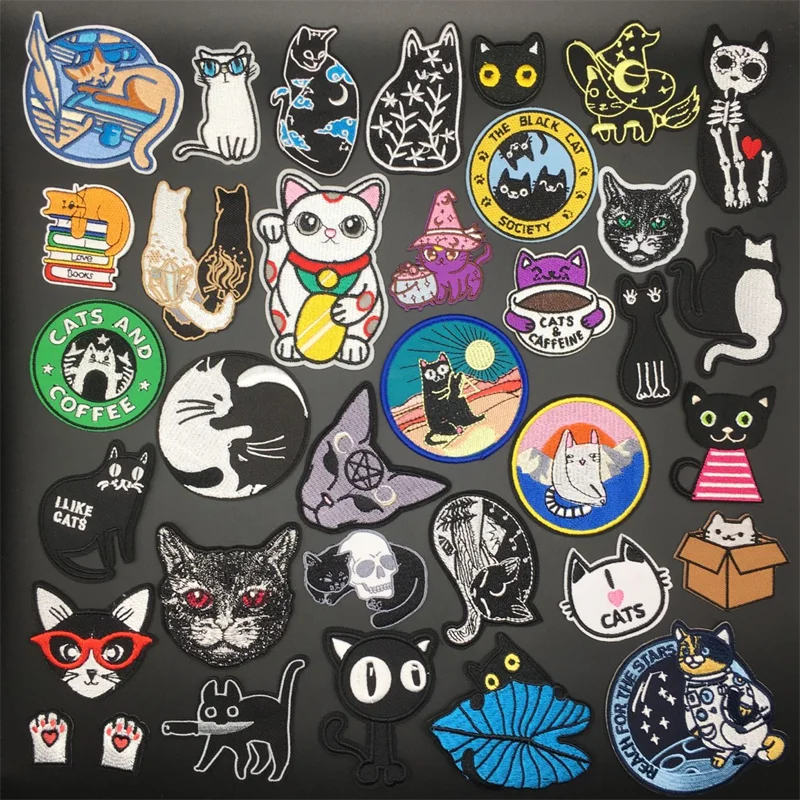 Desenhos-animados-Hippe-Embroidery-Patches-para-Vestu-rio-Anime-Stripes ...