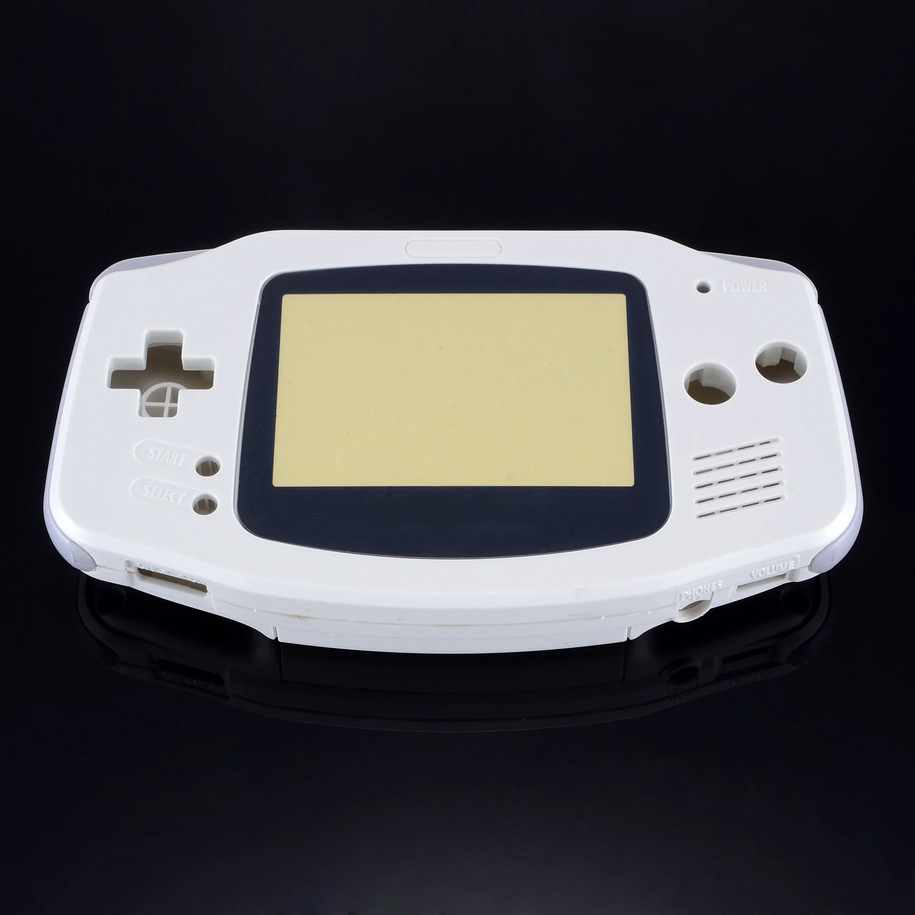 Nsゲームボーイアドバンスgba用スクリーンレンズボタン付きextremerateホワイトケースカバー交換用ハウジングシェル|screen ...