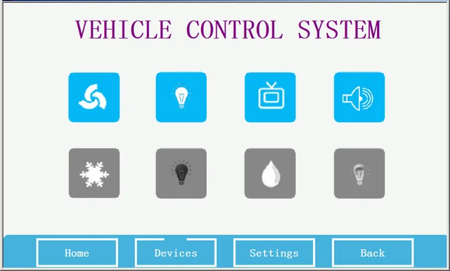 Vehicle Touch Screen Control System (RV, Motorhome, Caravan, Trailer ...