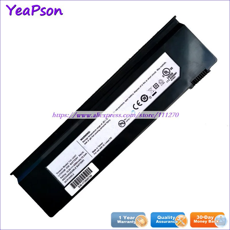 Yeapson TUS-3200T TUS3410 3ICR18/65-2 10.8V 6500mAh 70.2Wh Battery For ...