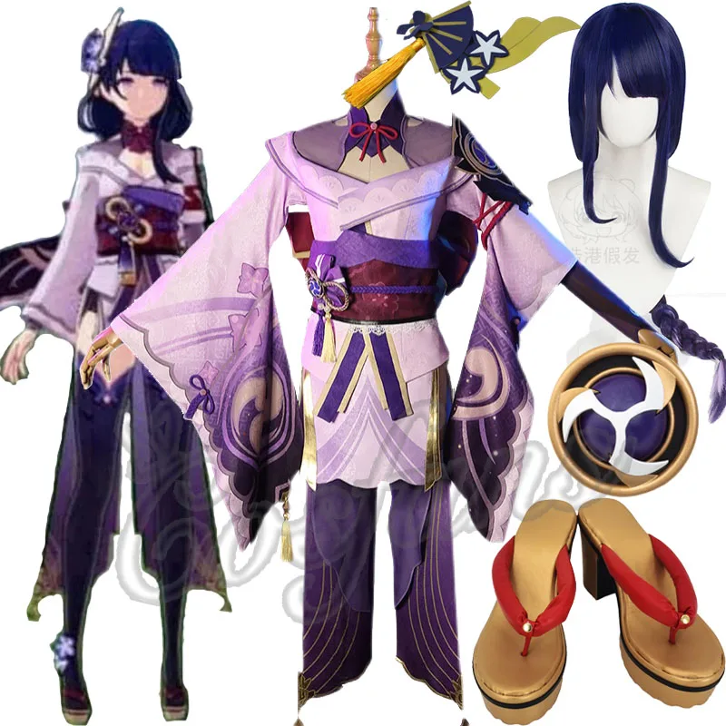 Game Genshin Impact Raiden Shogun Cosplay Costume Raiden Shogun Cosplay ...