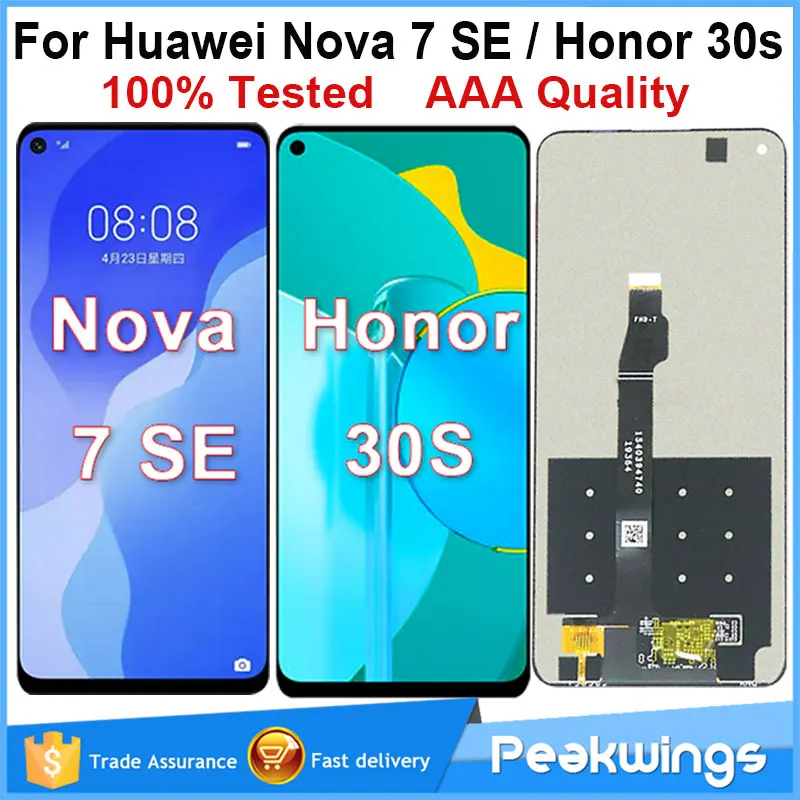 Original LCD For Huawei Honor 30s CDY AN90 LCD Display Touch Screen Digitizer Assembly For ...