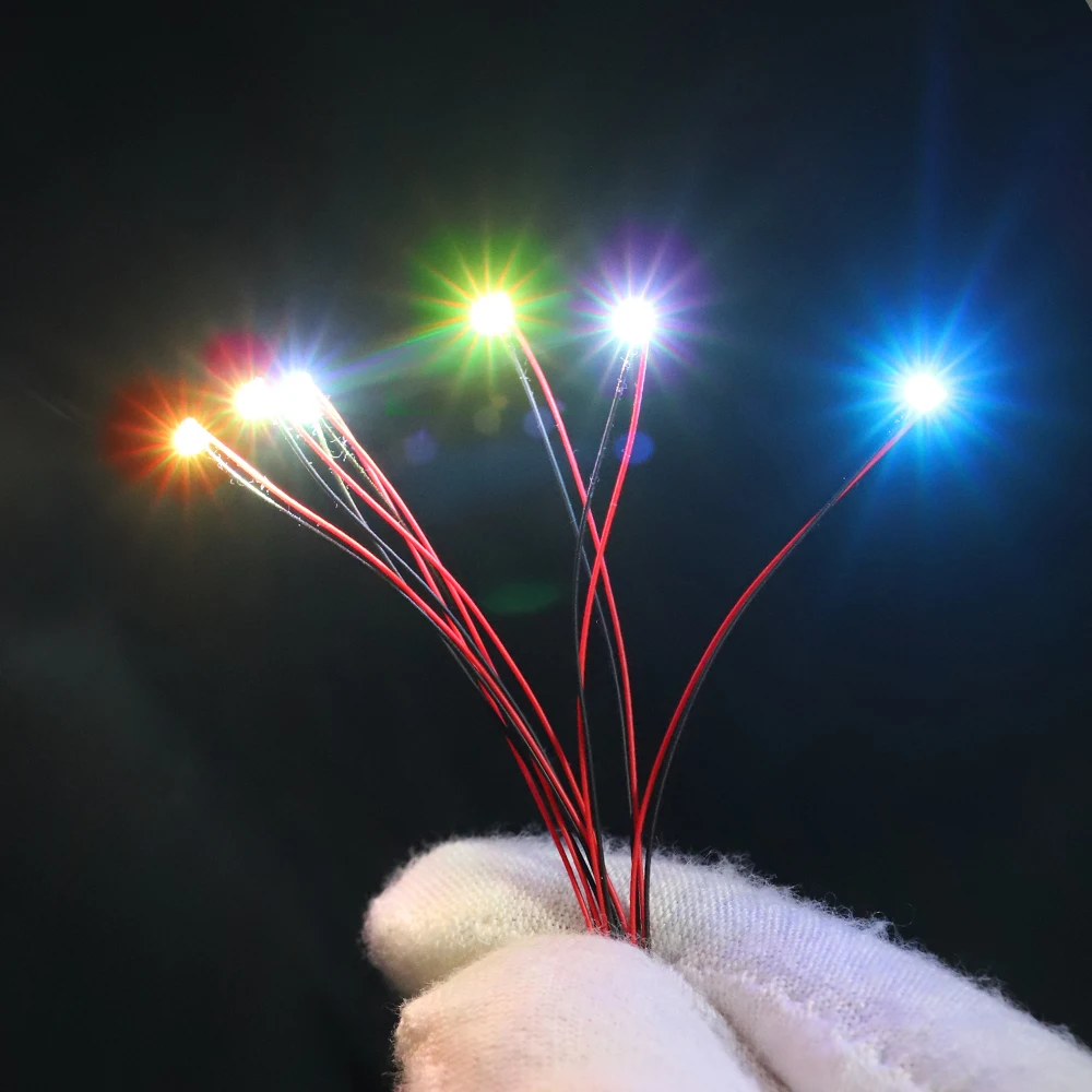Lumière scintillante Led SMD 3V/12V, modèles de lampes, Train pré soudé ...