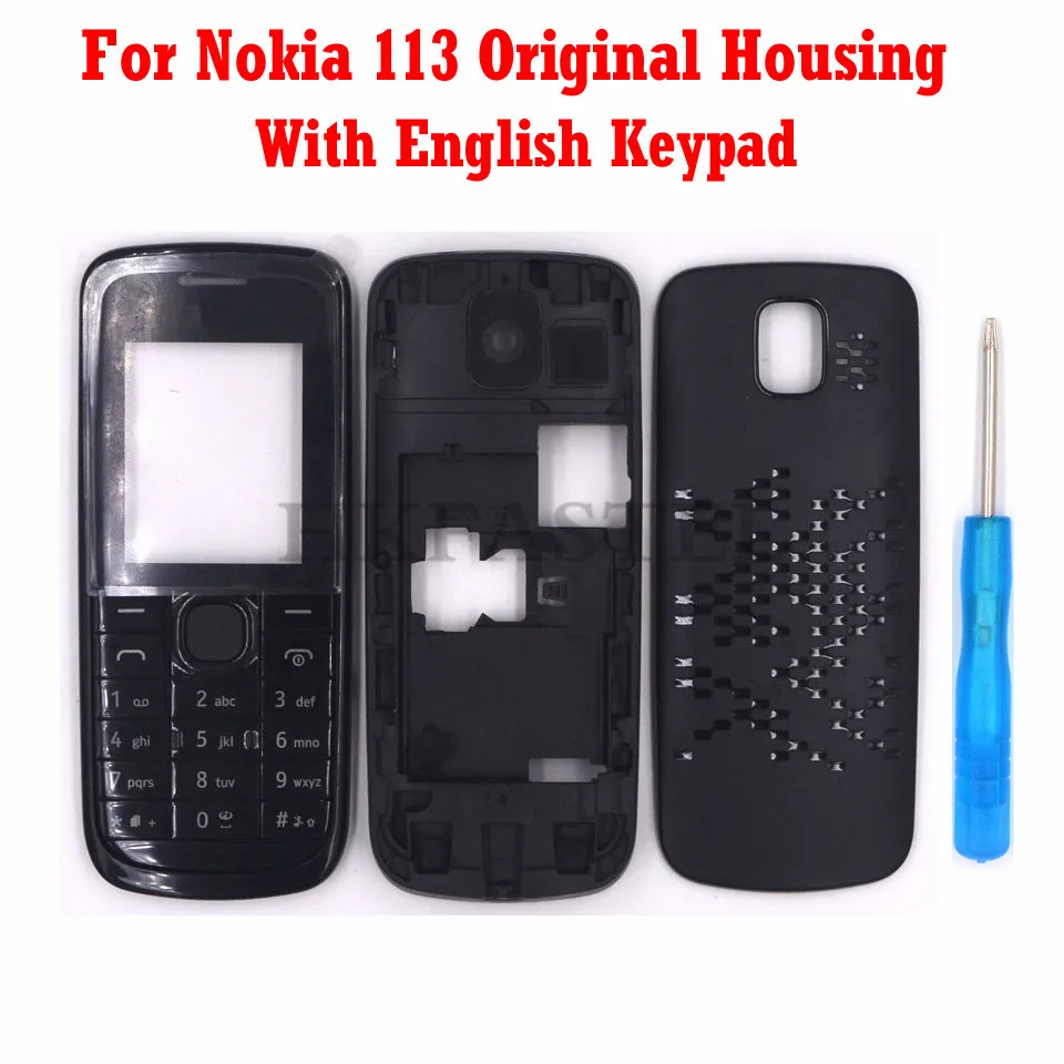 For-Nokia-113-New-Mobile-Phone-Original-housing-Cover-Case-Engilish ...