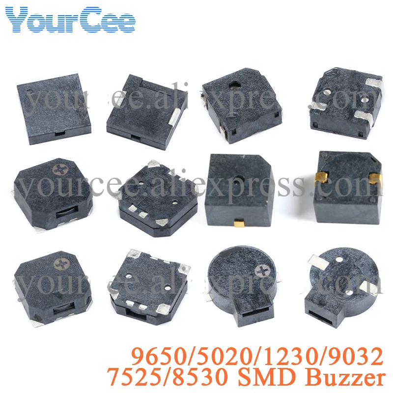 10PCS SMD Buzzer 5020 7525 8530 9650 1230 9032 3V 3.6V 5V Magnetic MINI ...