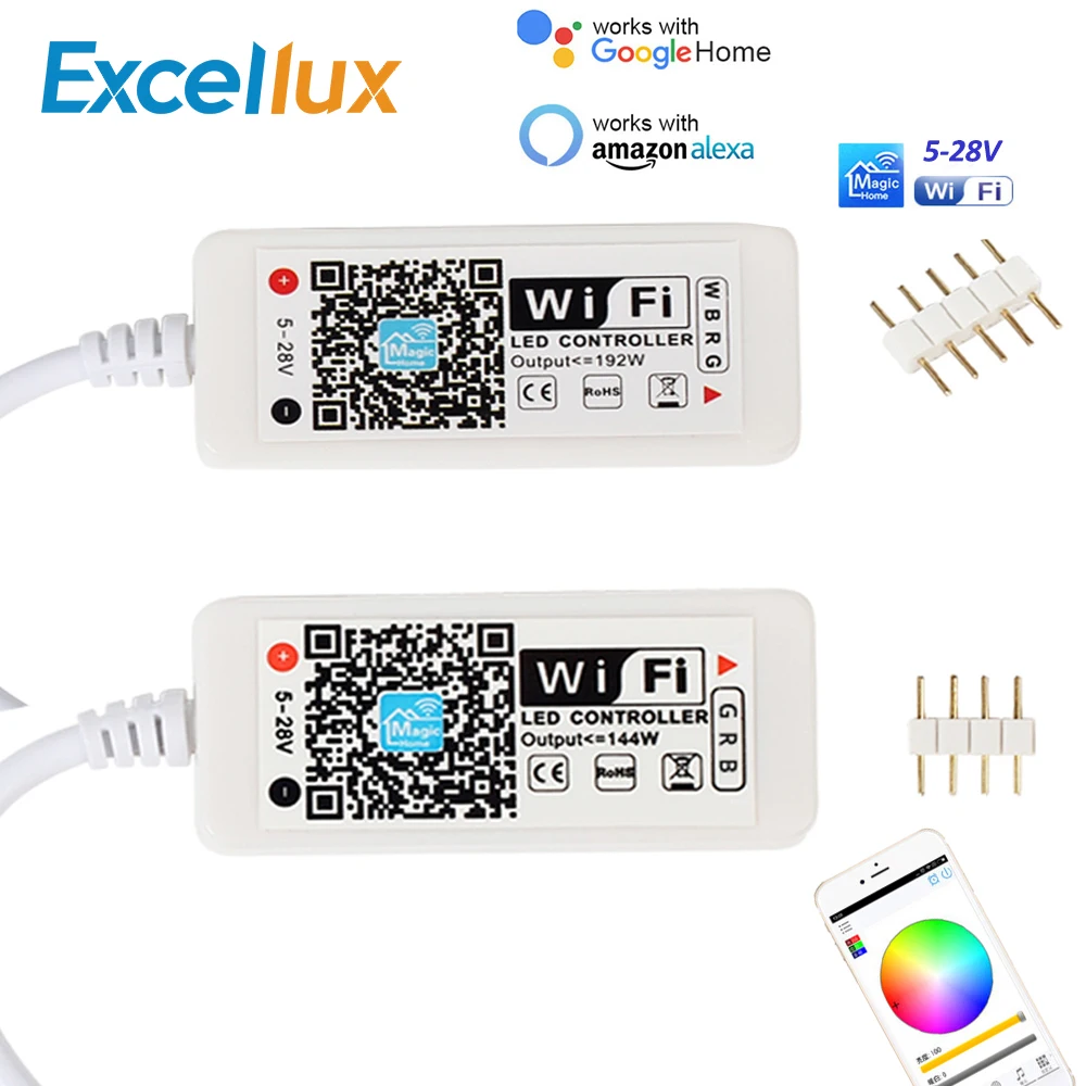 Magic Home 5 28V MiNi WIFI RGB/RGBW Controller IOS/Android Mobile Phone ...