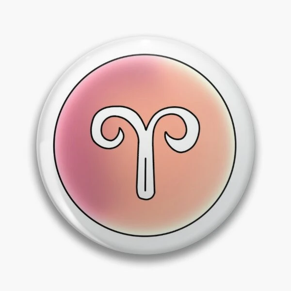 Aries Symbol Pink