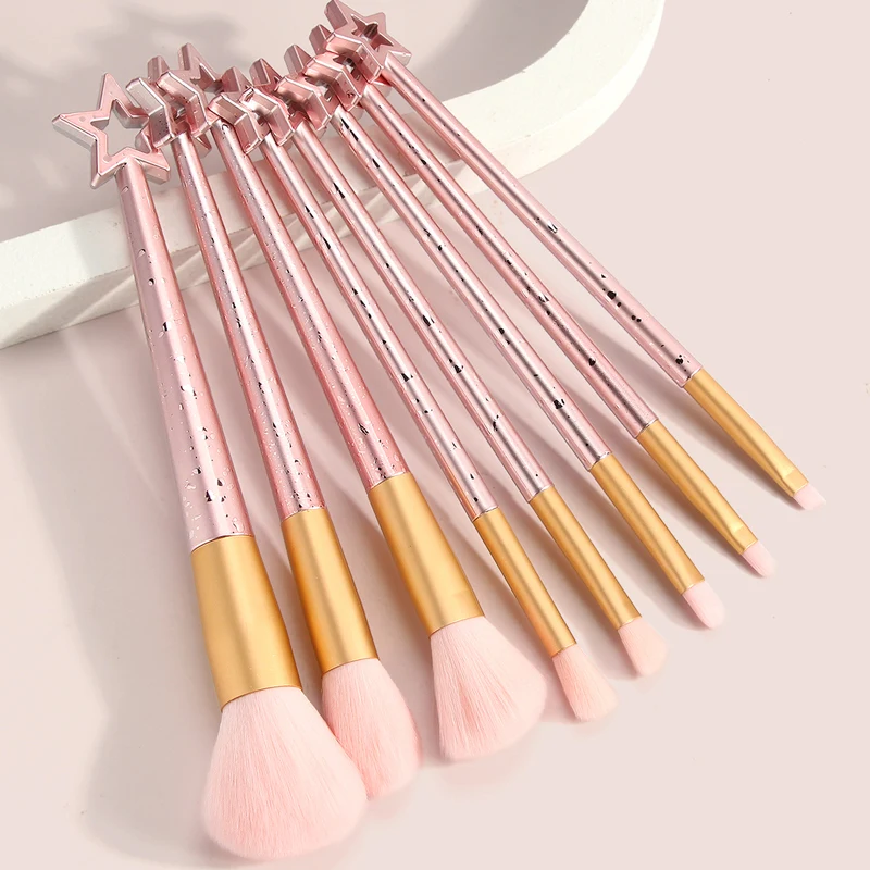 스타 메이크업 브러쉬 세트 아이 섀도우 파우더 블러쉬 립 컨실러 소프트 고품질 브러쉬 뷰티 메이크업 도구 선물 81113 개아이섀도우 어플리케이터