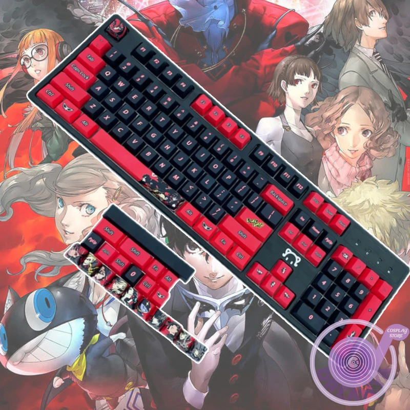 Persona-5-Amamiya-Ren-Anne-Theme-Key-Caps-PBT-Sublimation-Keycap ...