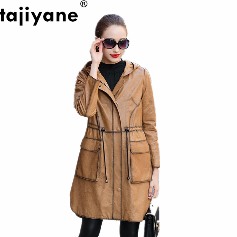 Tajiyane-100-Real-Sheepskin-Coat-Female-Spring-Winter-Clothing-2024 ...