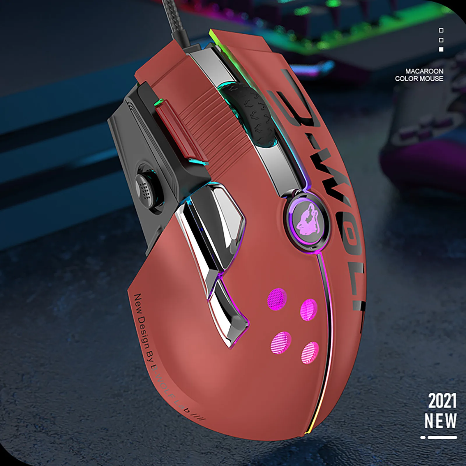 Gaming Mouse M2 Computer Mouse Gamer 12000 DPI RGB Backlight PC Mice ...